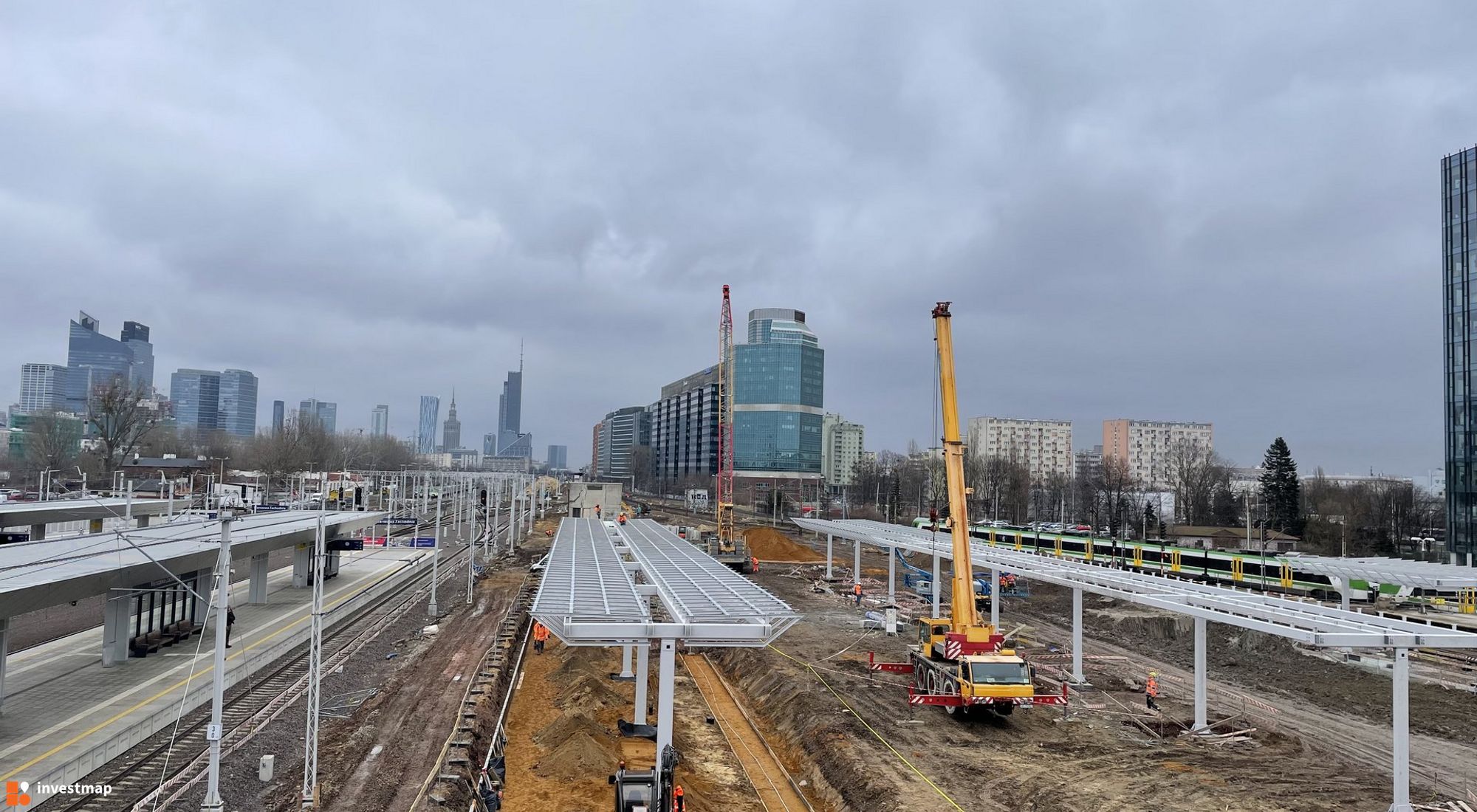 Trwają prace przy przebudowie dworca Warszawa Zachodnia Będzie