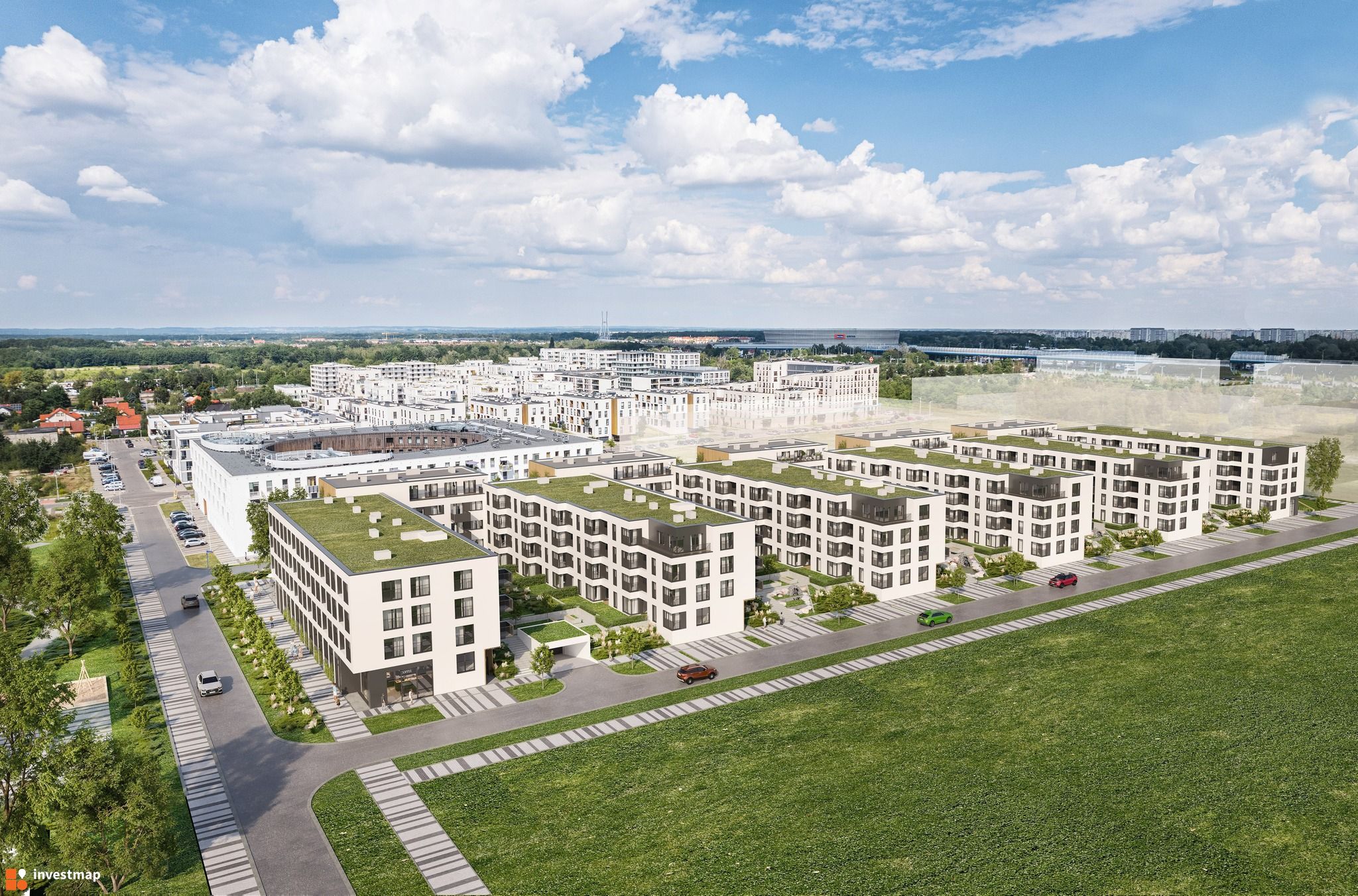 Wizualizacja Osiedle ul Kazimierza Bieńkowskiego Nowe Żerniki nr