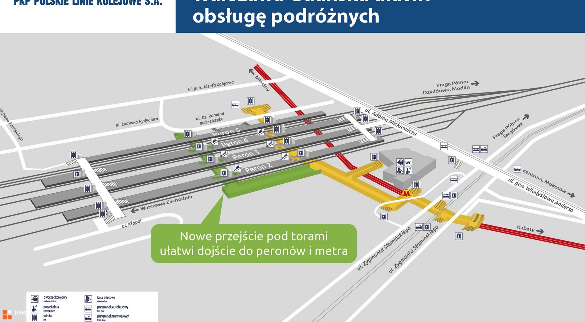 PKP PLK S.A. modernizują stację Warszawa Gdańska - Warszawa - investmap.pl