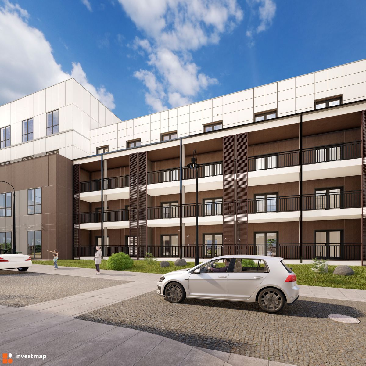 Wizualizacje inwestycji Osiedle, ul. Ogińskiego - investmap.pl