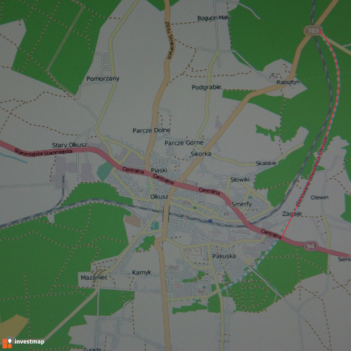 [Olkusz] Obwodnica Olkusza - investmap.pl