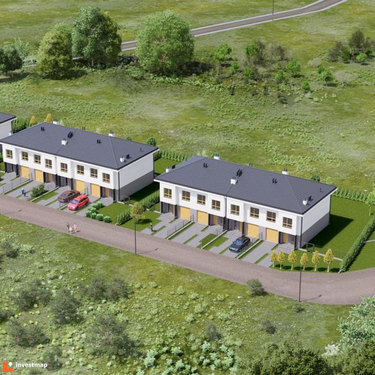 Wizualizacje inwestycji Wiślana Kępa - investmap.pl