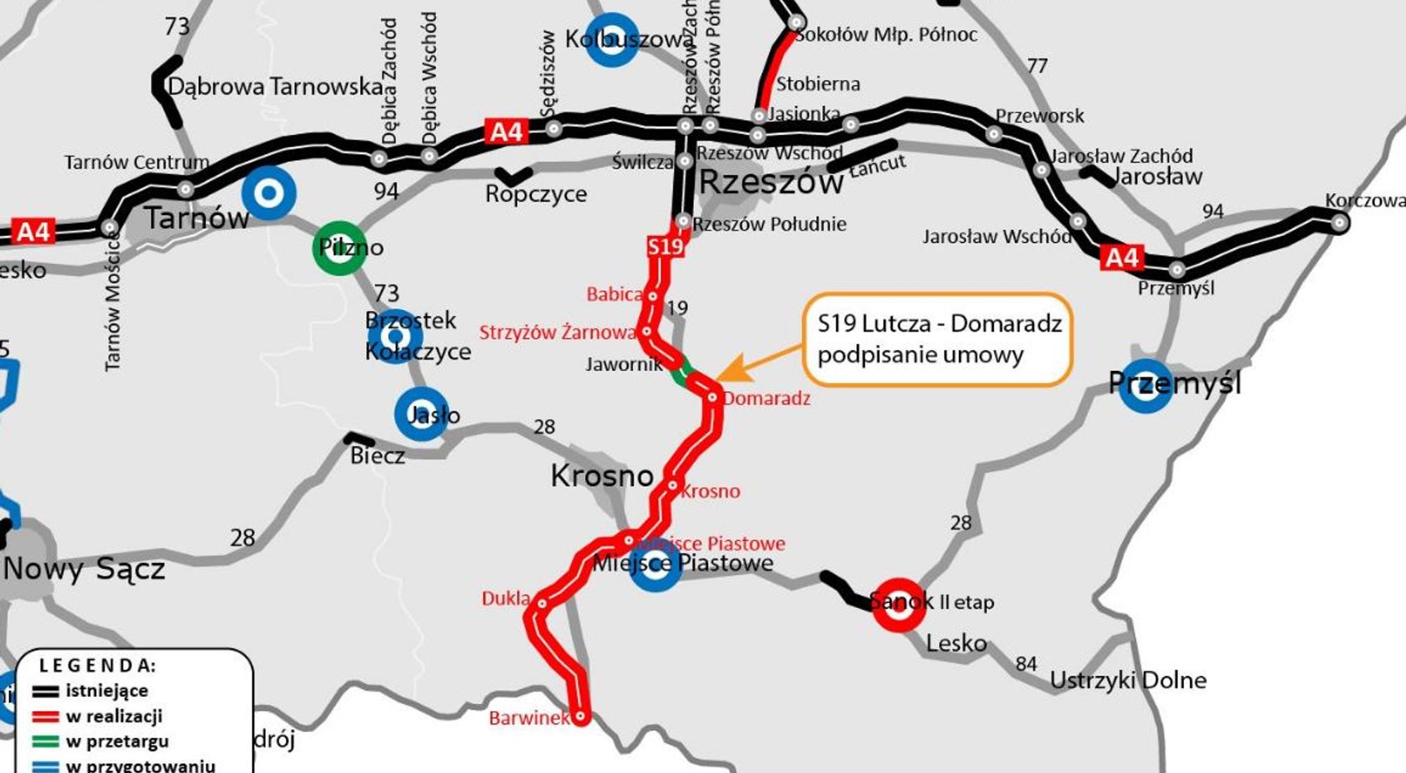 Rusza realizacja przedostatniego odcinka S19 Via Carpatia w woj. podkarpackim - Lutcza ...