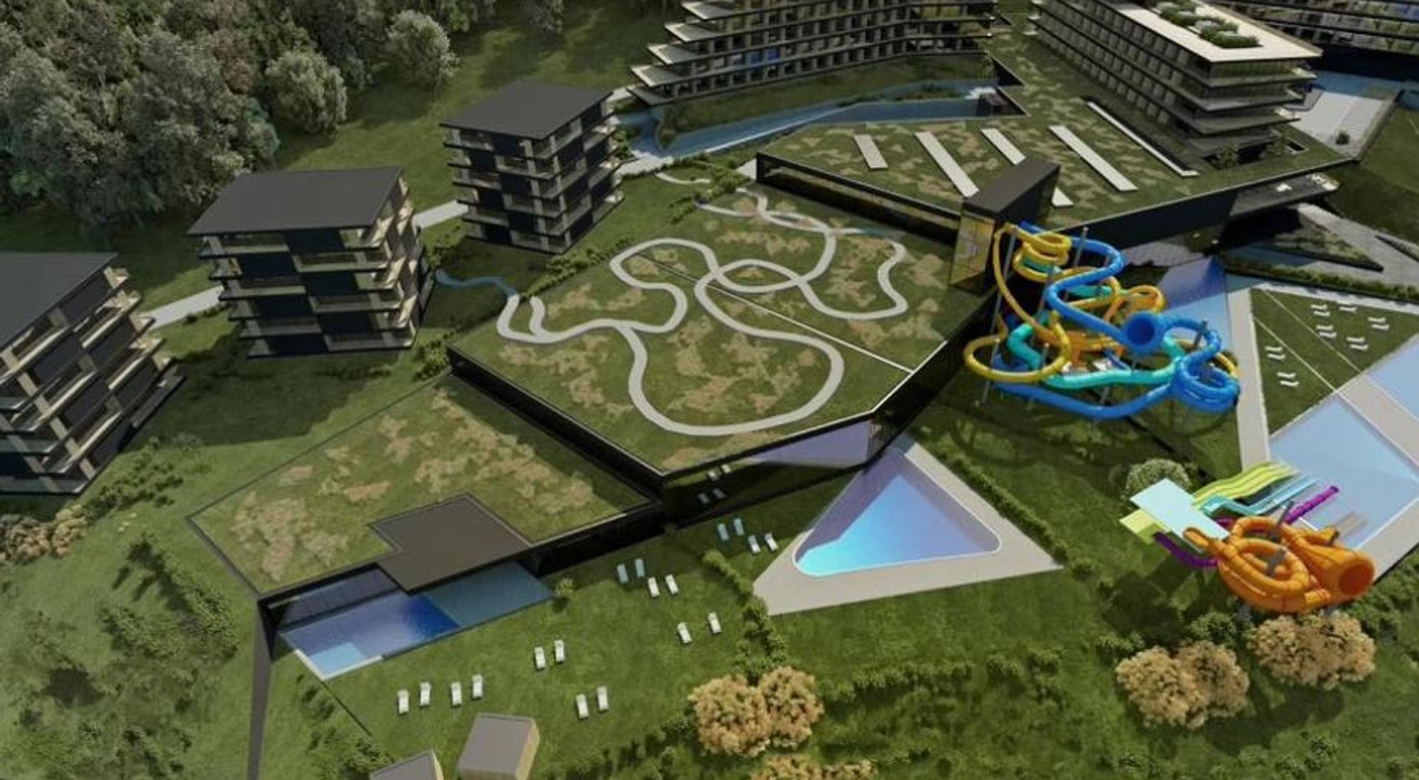 Powstanie pierwszy w Polsce aquapark z całorocznym stokiem narciarskim ...