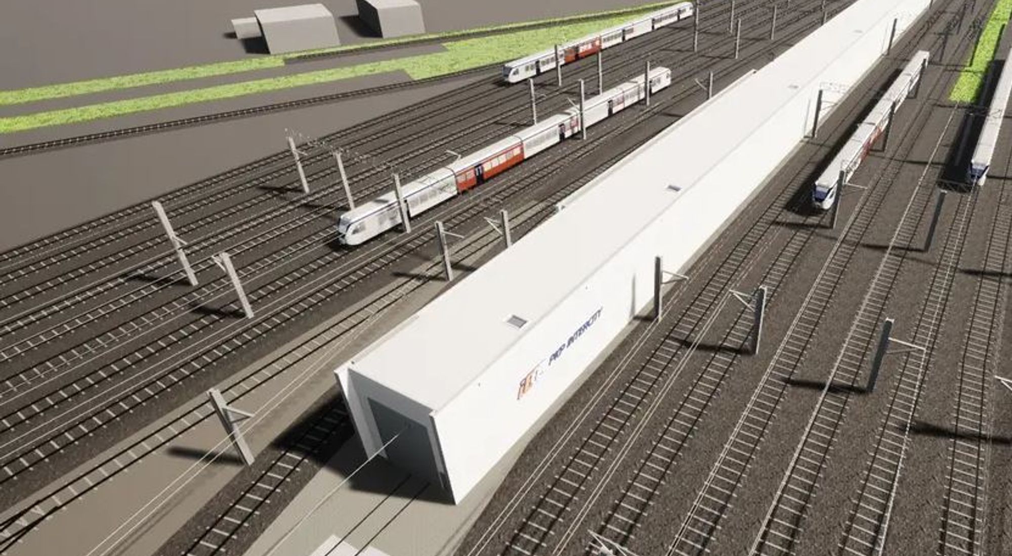 We Wrocławiu rozpoczęła się budowa nowoczesnej, proekologicznej myjni PKP Intercity - Wrocław ...