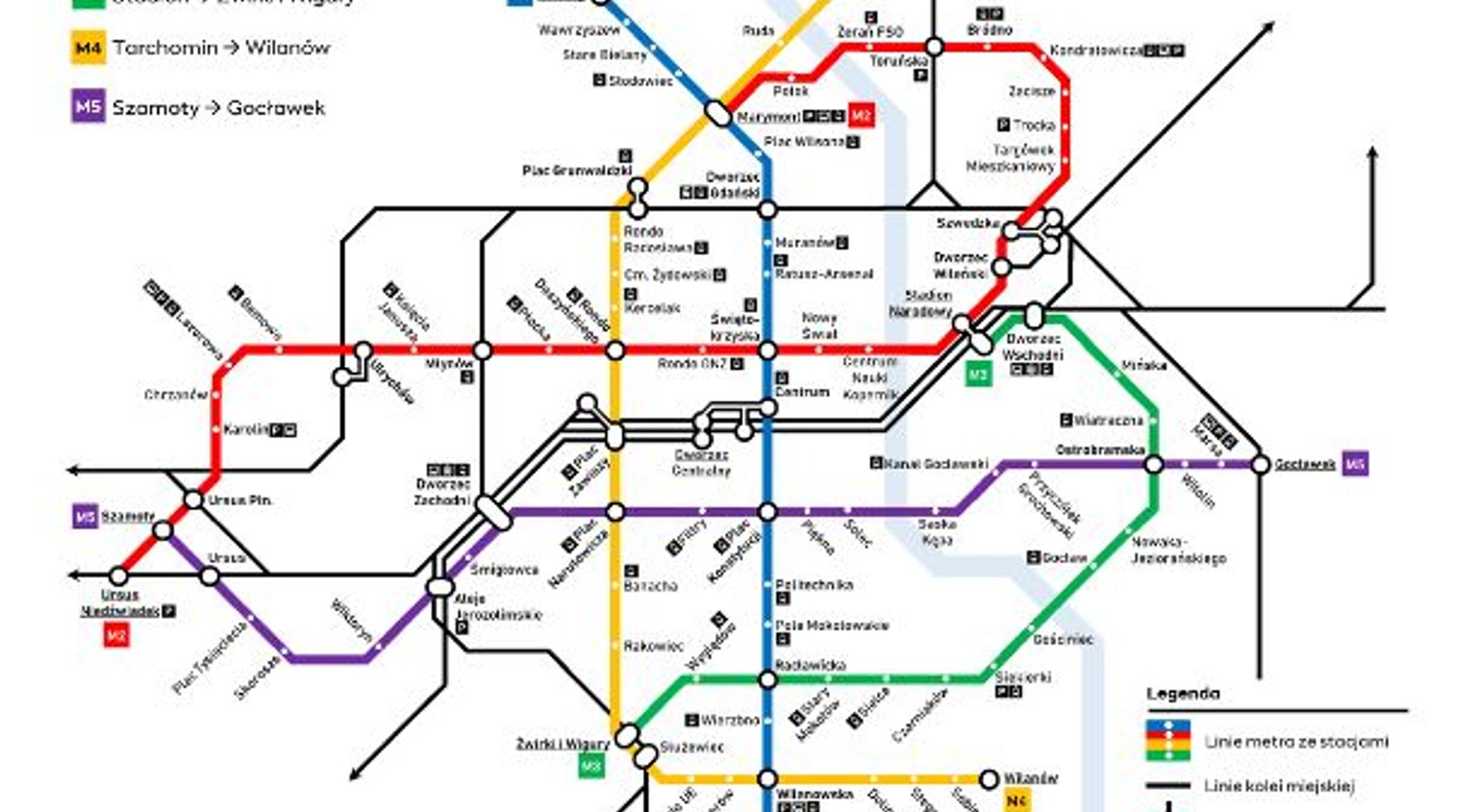 Warszawa chce zbudować trzy nowe linie metra do 2050 roku - investmap.pl Warszawa chce zbudować trzy nowe linie metra do 2050 roku - investmap.pl
