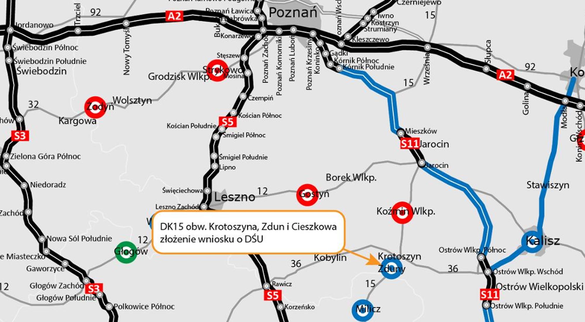 Kolejny krok do realizacji obwodnicy Krotoszyna, Zdun i Cieszkowa na ...